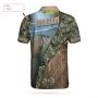 American Flag Golfer Short Sleeve Golf 3D AOP Polo Shirt - GodoPrint.Com