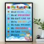 In This Class Poster- Motivational Poster Classroom Decorations Gift ...